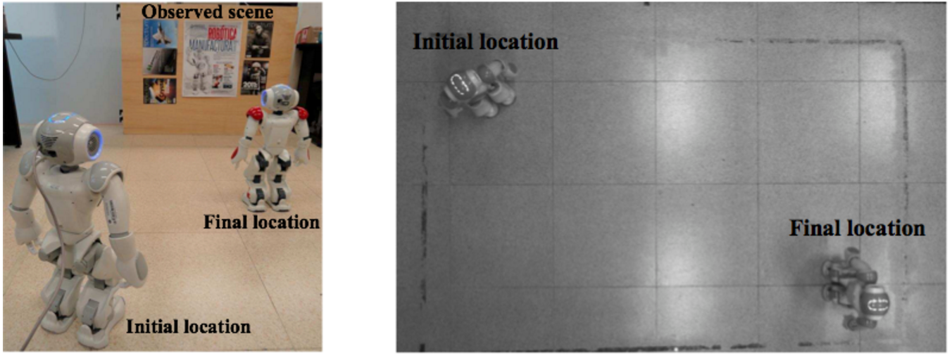 Visual Servo Walking Control For Humanoids With Finite Time Convergence And Smooth Robot